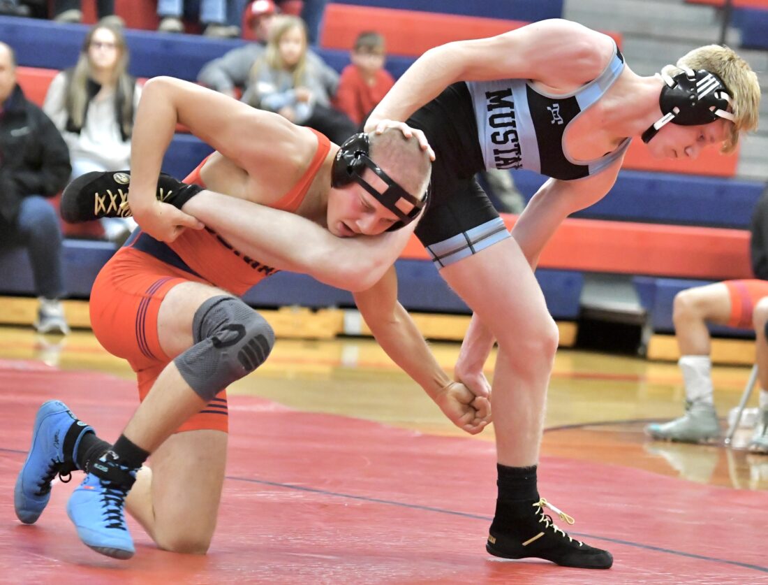 Mustangs best Indians in wrestling action, 43-28 | News, Sports, Jobs ...